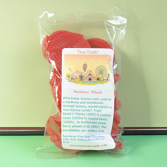 Red Licorice Wheels – True Treats Candy